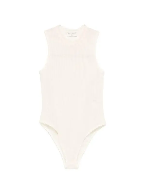 FORTE_FORTE Tulle Bodysuit - Multicolor
