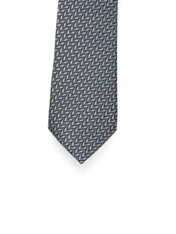 Giorgio Armani Cravatta In Seta - Gray