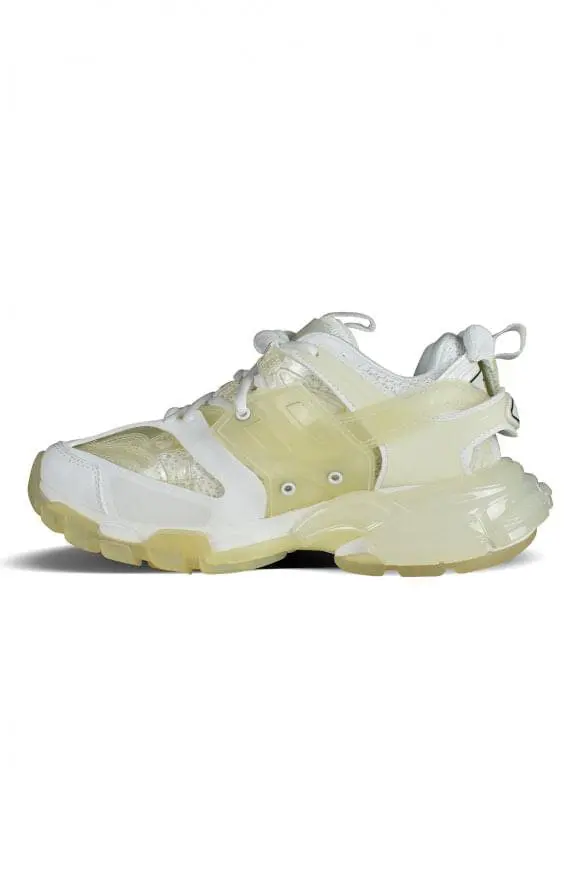 Balenciaga Track Sneakers Transparent - White