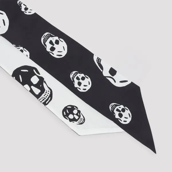 Alexander McQueen Skull Ribbon Scarf