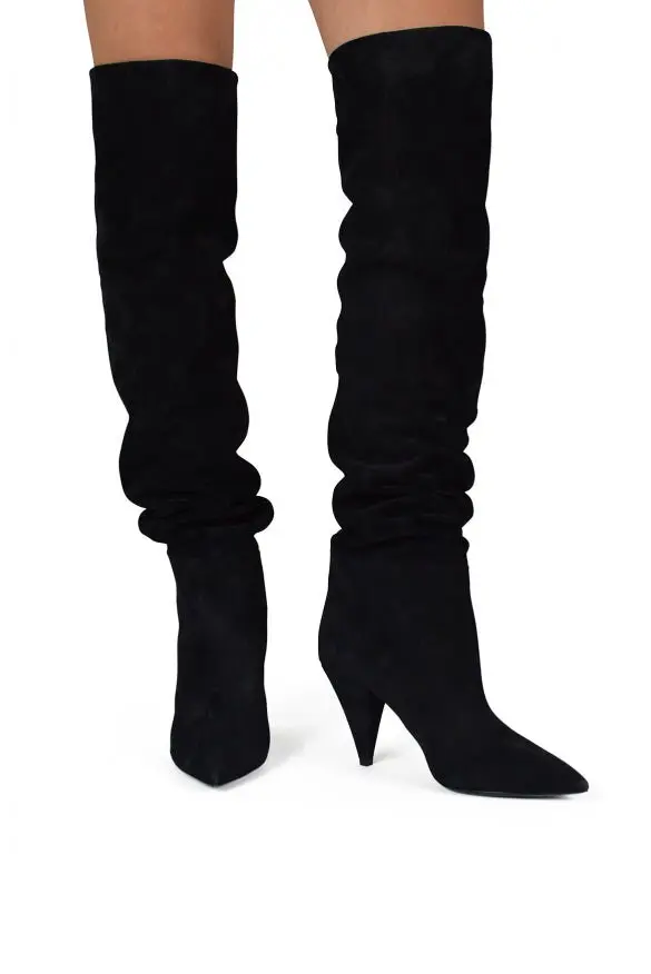 Saint Laurent Era 85 Over-the-knee Boots