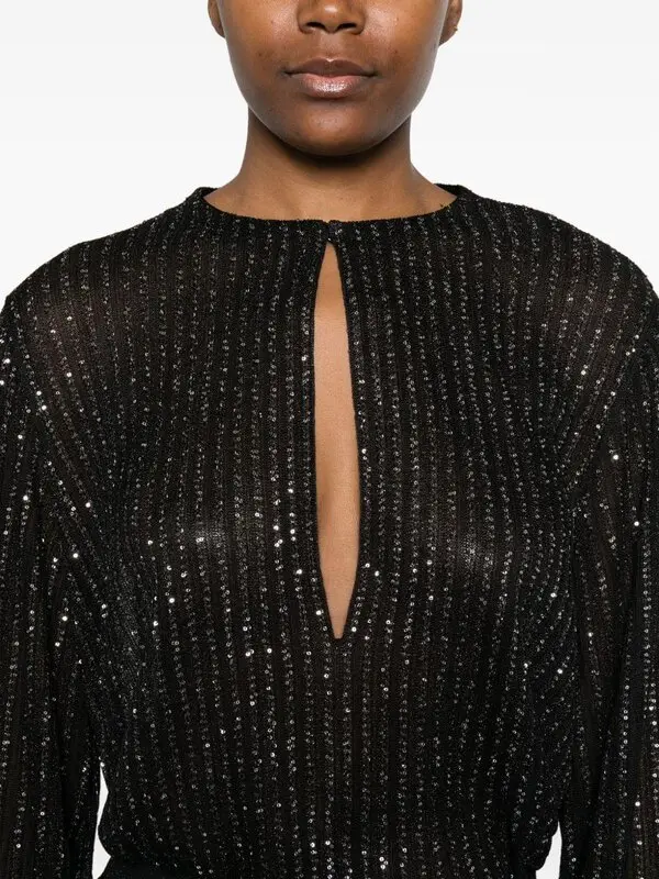 Missoni Sequin Embellished Cut-out Blouse - Multicolor