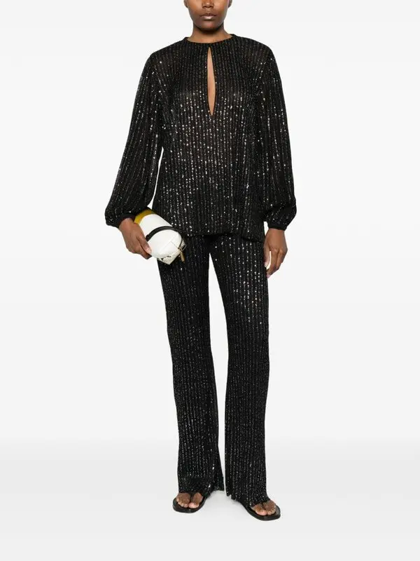 Missoni Sequin Embellished Cut-out Blouse - Multicolor