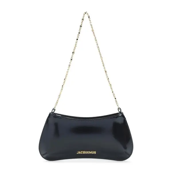 Jacquemus Le Petit Bisou Chaine Handbag - Black