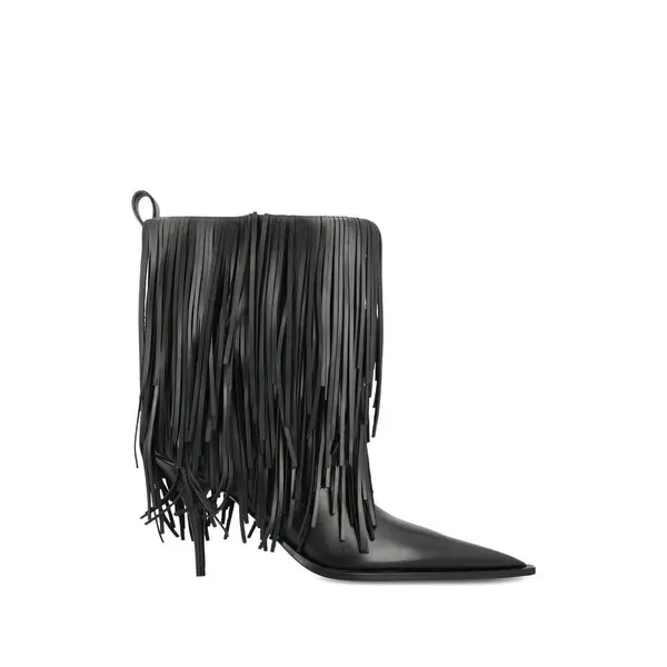 Balenciaga Fringed Pointed Toe Boots