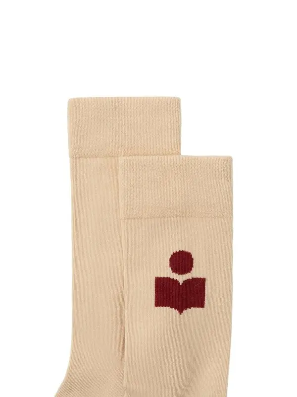 Isabel Marant Étoile Siloki Logo Socks - Multicolor