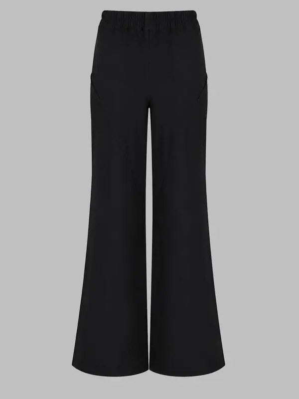 Rick Owens Viscose Blend Trousers - Black