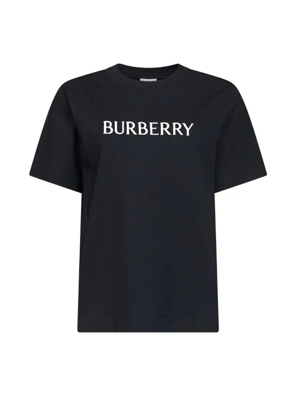 Burberry Logo Cotton T-shirt - Multicolor