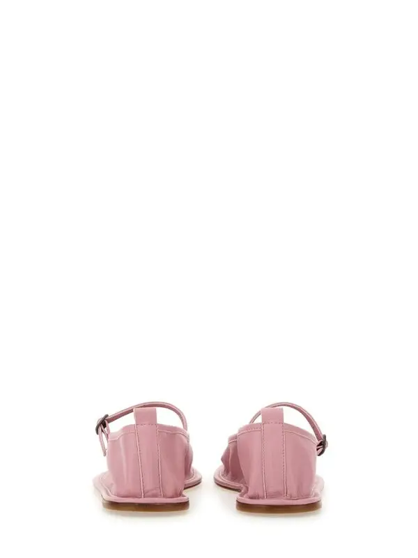 Hereu Dansa Leather Shoes - Pink