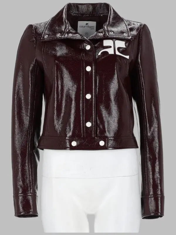 COURREGES Logo Cropped Jacket - Multicolor