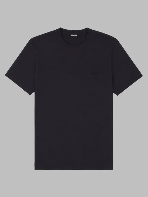 Zegna T-shirt Con Logo