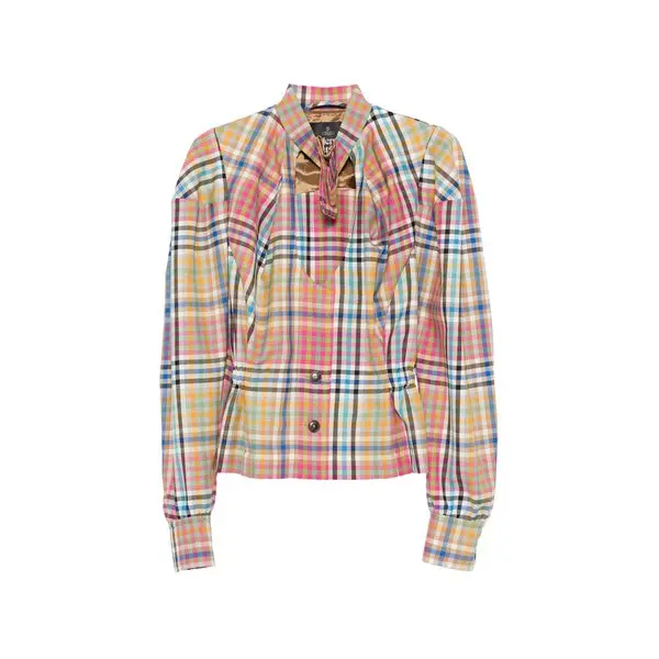 VIVIENNE WESTWOOD Neutrals Tops Shirts - Cream