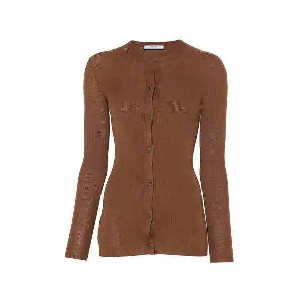 Prada Knitwear Cardigans - Brown