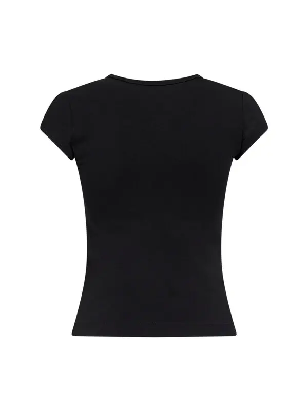 DIESEL® Organic Cotton Stretch Jersey Logo T-shirt - Multicolor