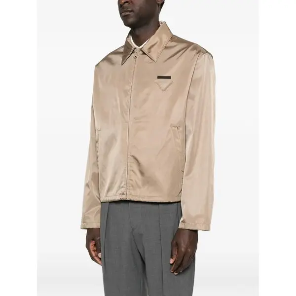 Prada Neutrals Jackets Lightweight Jackets