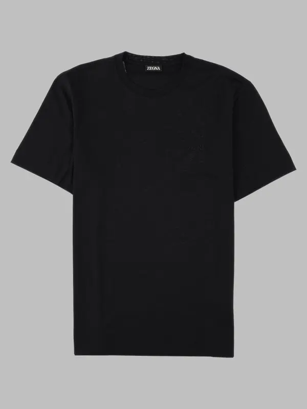 Zegna T-shirt Con Logo