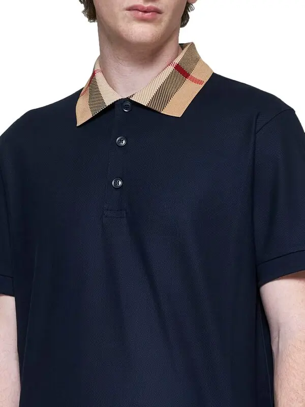 Burberry Polo In Cotone - Multicolor