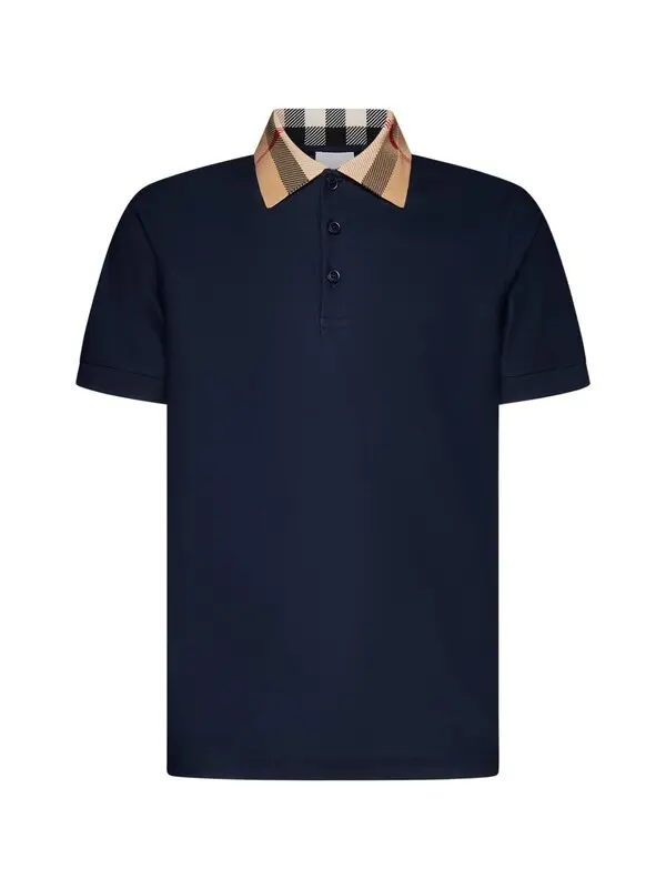 Burberry Polo In Cotone - Multicolor