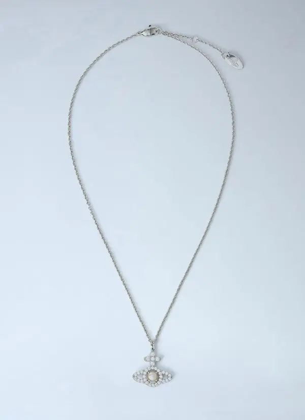 VIVIENNE WESTWOOD Olympia Pearl Pendant - Silver