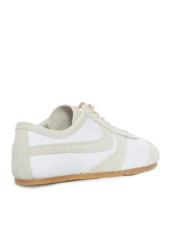 Dries Van Noten Two-tone Leather And Suede Sneakers