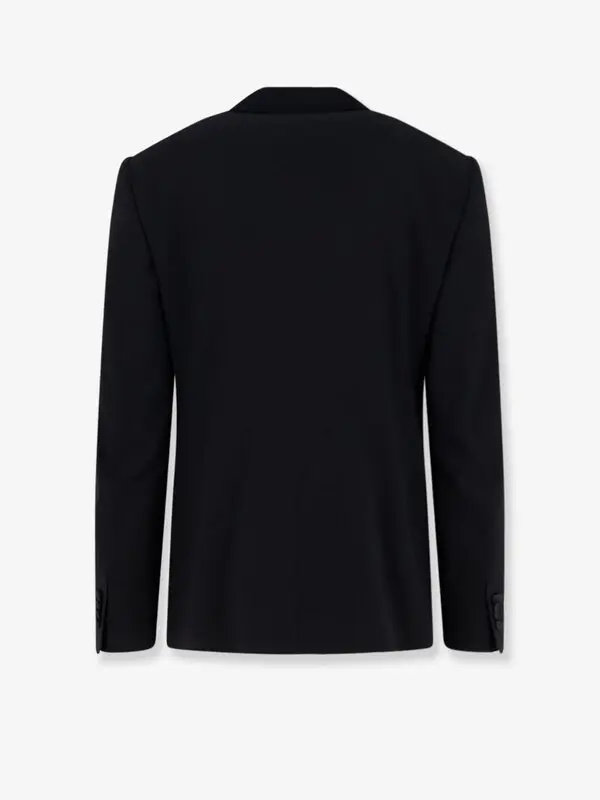 Giorgio Armani Soho Virgin Wool Tuxedo Blazer