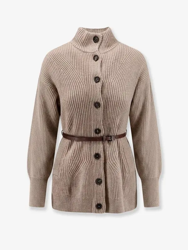 Brunello Cucinelli Cardigan - Brown