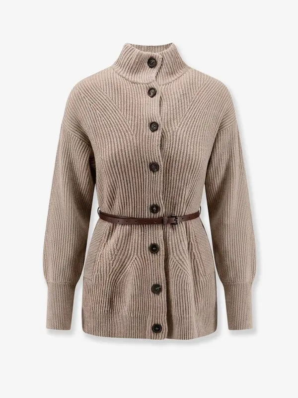 Brunello Cucinelli Cardigan - Brown