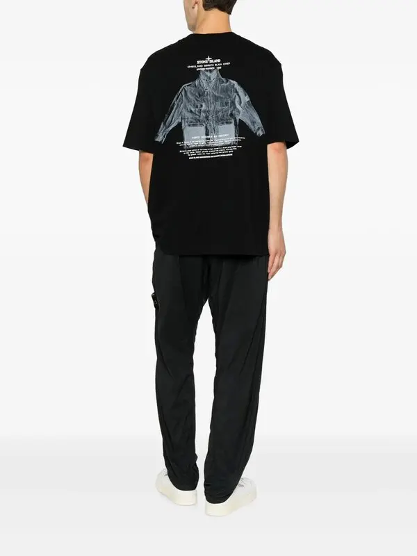 Stone Island Regular Fit T-shirt With `archivio` Print