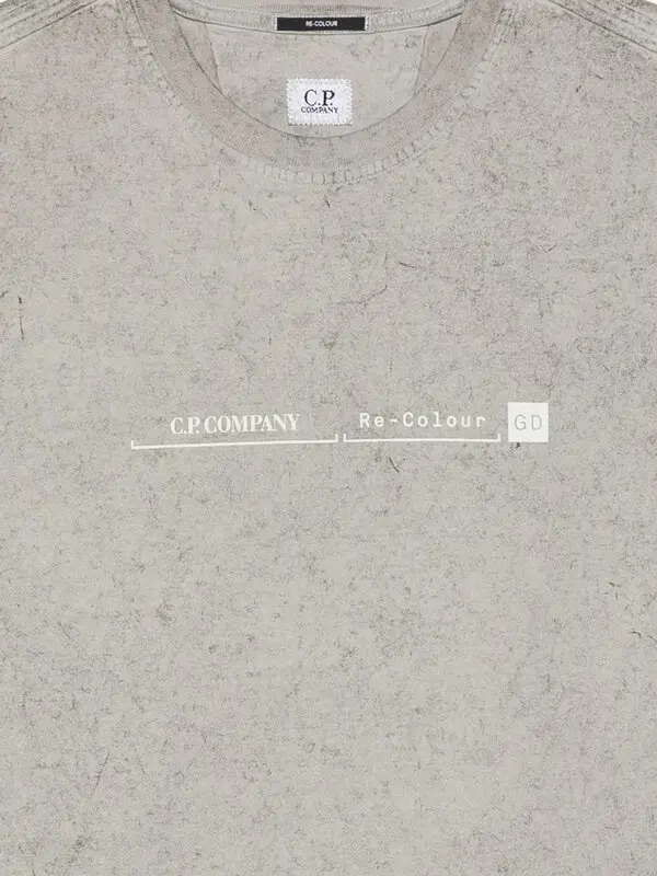 C.P. COMPANY Mercerized Jersey Logo-print T-shirt