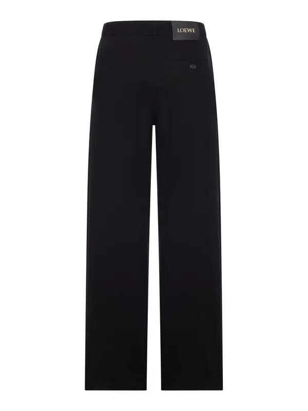 Loewe High-waisted Tailored Wool Trousers