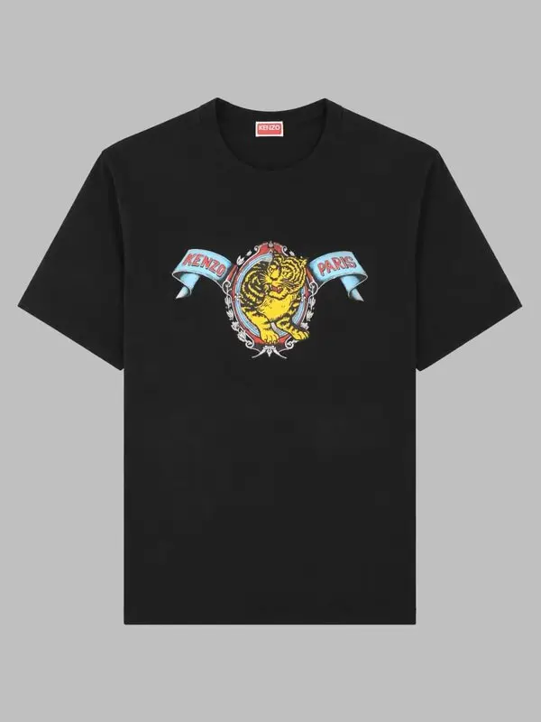 Kenzo T-shirt Jumping Tiger - Black