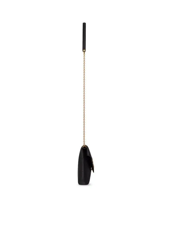Saint Laurent Cassandre Small Lambskin Chain Clutch - Black