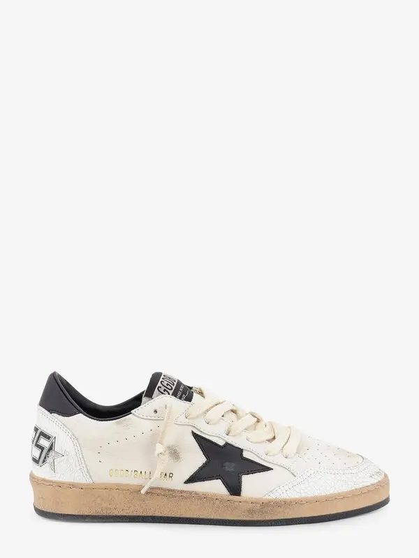GOLDEN GOOSE Ball Star Leather Sneakers - Multicolor