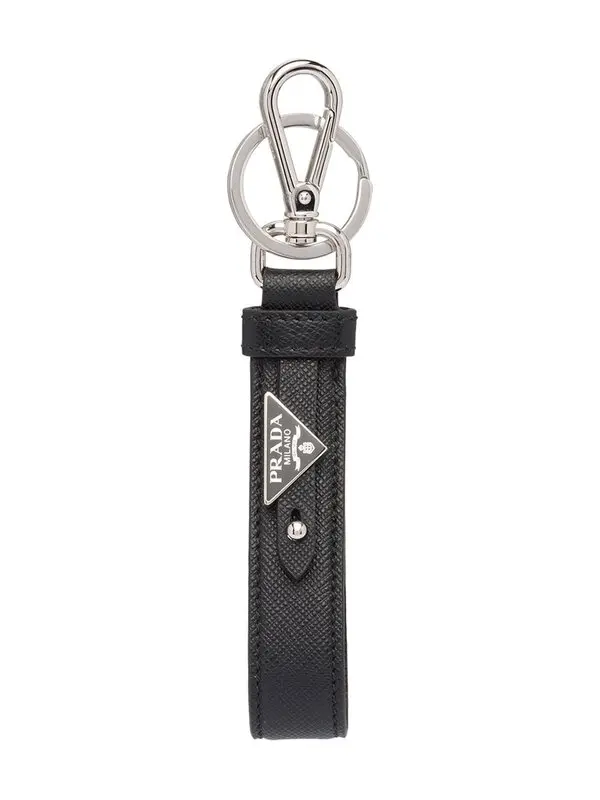 Prada Portachiavi In Pelle Saffiano