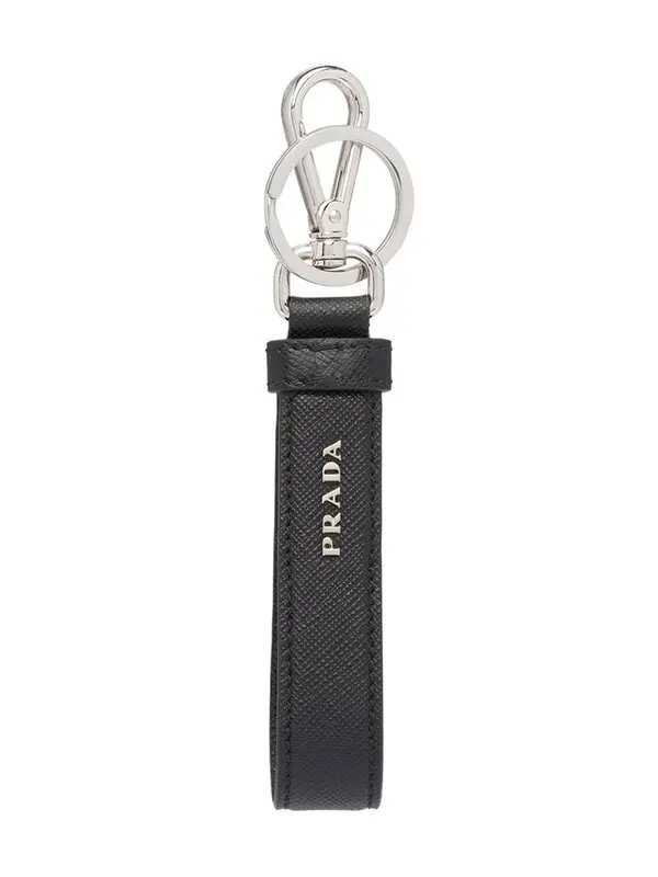 Prada Portachiavi In Pelle Saffiano