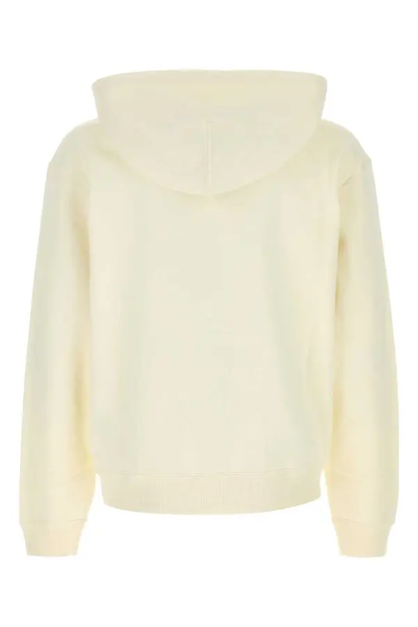 JIL SANDER Ivory Cotton Sweatshirt - White