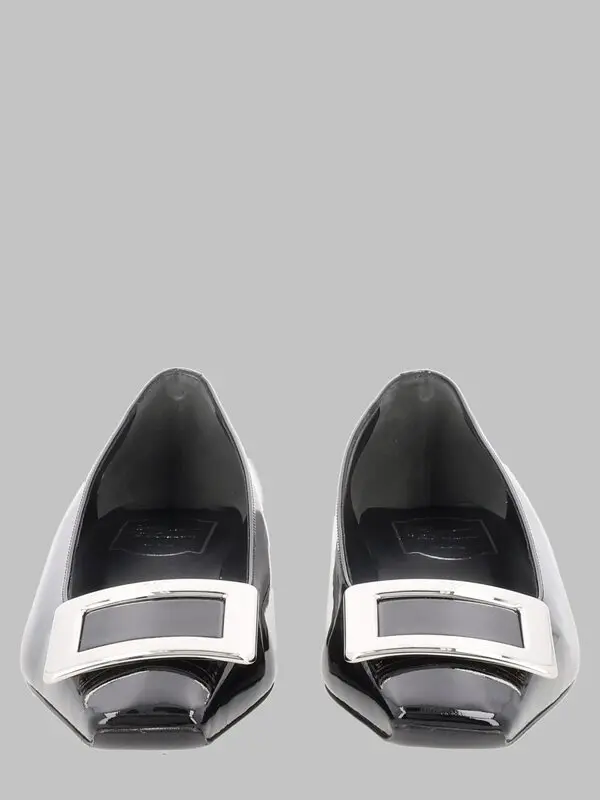 ROGER VIVIER Ballerina Belle Vivier In Vernice - Black