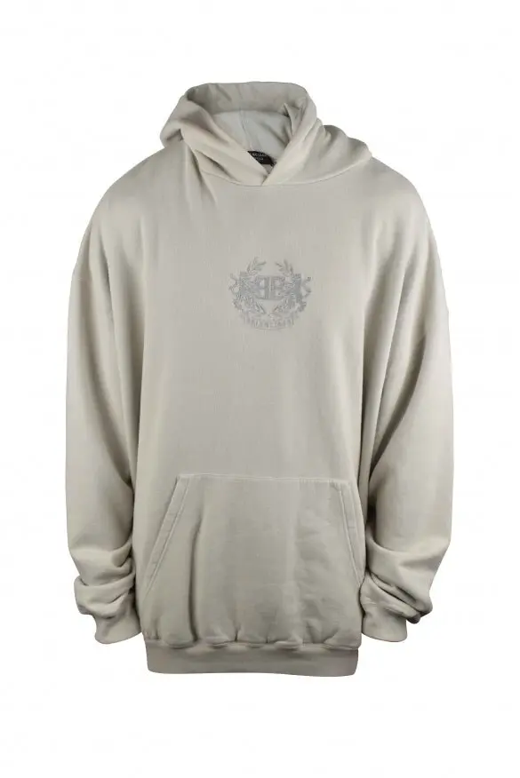 Balenciaga Cotton Hoodie - Cream
