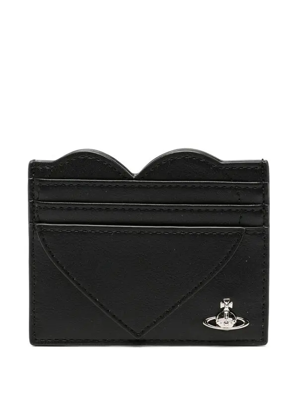 VIVIENNE WESTWOOD Heart Card Holder - Black