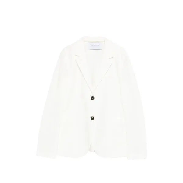 Harris Wharf London Cotton Blazer - White