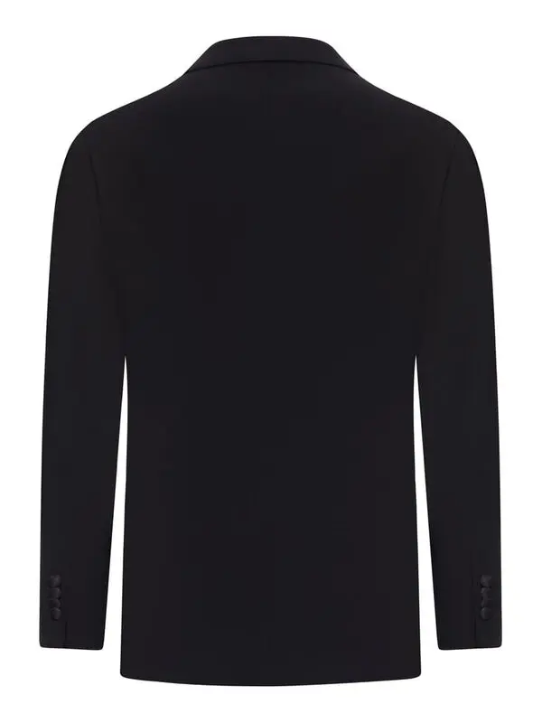 Giorgio Armani Classic Single-breasted Tuxedo With Satin Lapel