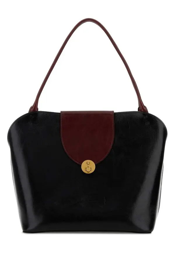 Versace Leather Shopping Bag