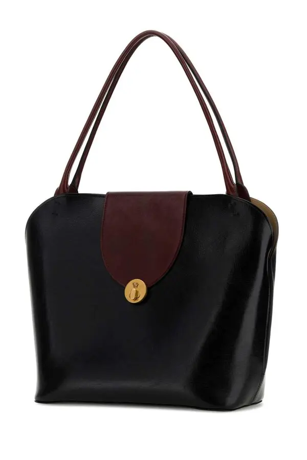 Versace Leather Shopping Bag