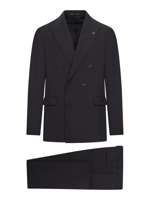 Tagliatore Tailored Wool And Mohair Suit
