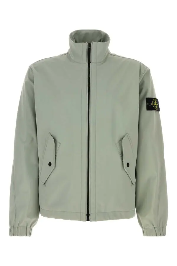 Stone Island Mint Stretch Polyester Jacket