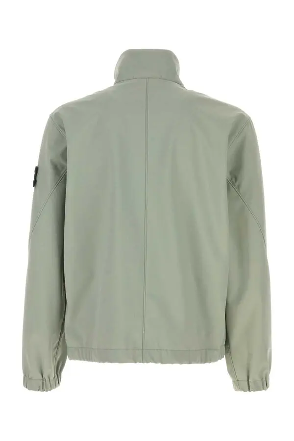 Stone Island Mint Stretch Polyester Jacket