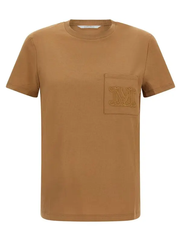 Max Mara Papaya Cotton T-shirt - Cream
