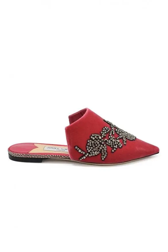 JIMMY CHOO Rachel Mules - Pink