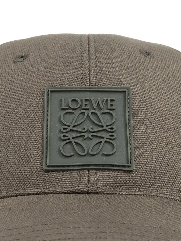 Loewe Logo Cotton Baseball Cap