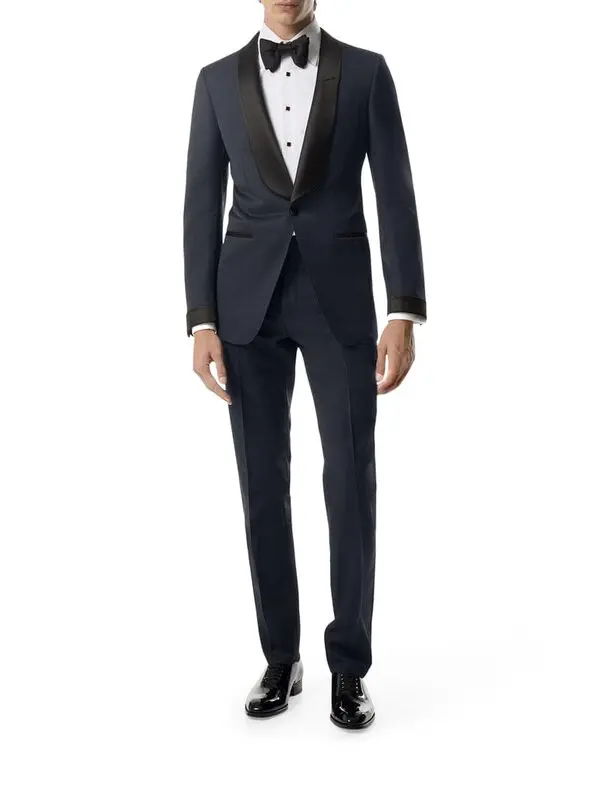 TOM FORD O`connor Wool And Silk Twill Evening Dress